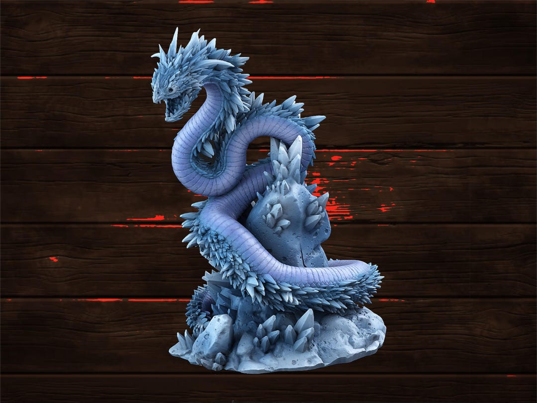 Glacialfang, Behemoth Serpent Printyourmonsters Tabletop Roleplaying ...