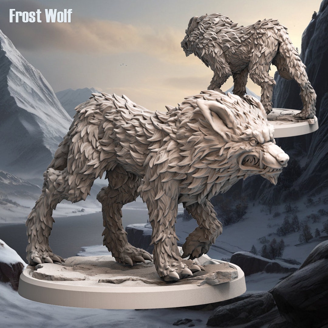 Frost Wolf Frost Tribe by Monolith Arts Tabletop Roleplaying / D&D ...