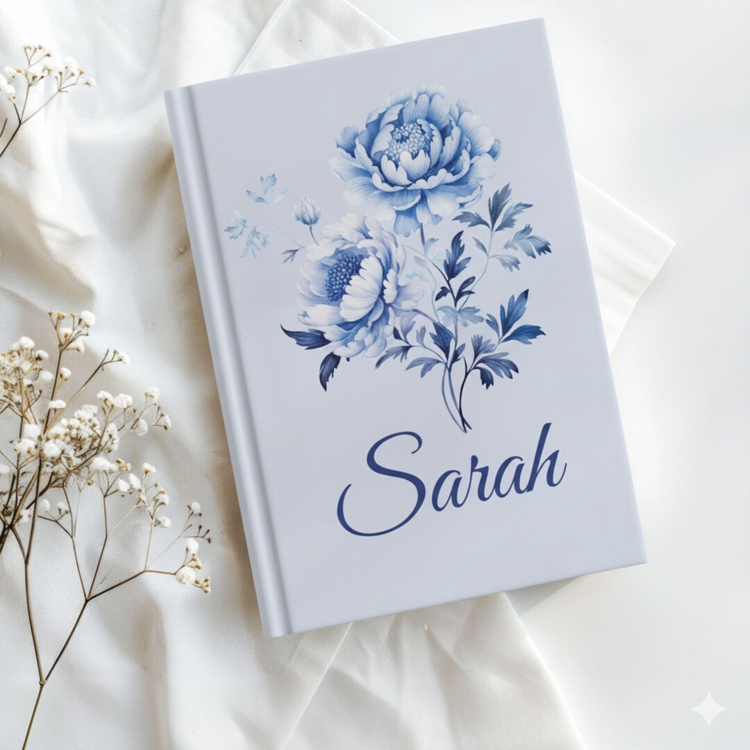 Personalized Journal Notebook Custom Floral Notebook Journal Notebook ...