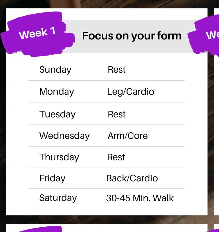 Stronger Every Day: 30 Day Fitness Challenge | Monthly Workout Tracker ...