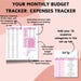 Pink Annual Budget Planner | Google Sheets | Monthly Spreadsheet ...