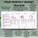 Yearly Habit Tracker and Budget Tracker Spreadsheet Bundle Google ...