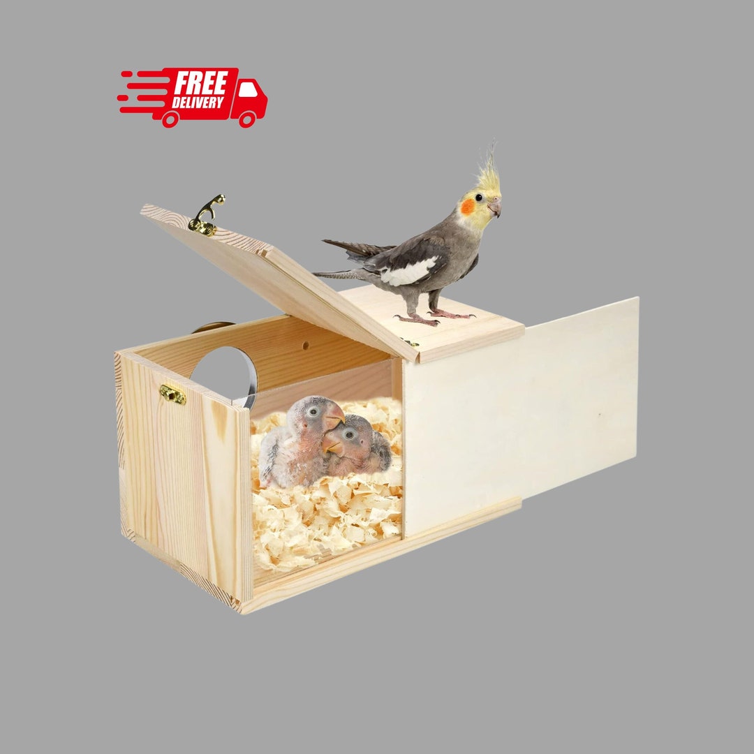Parakeet Nesting Box Cockatiel Nesting Box Bird Nest Bird - Etsy