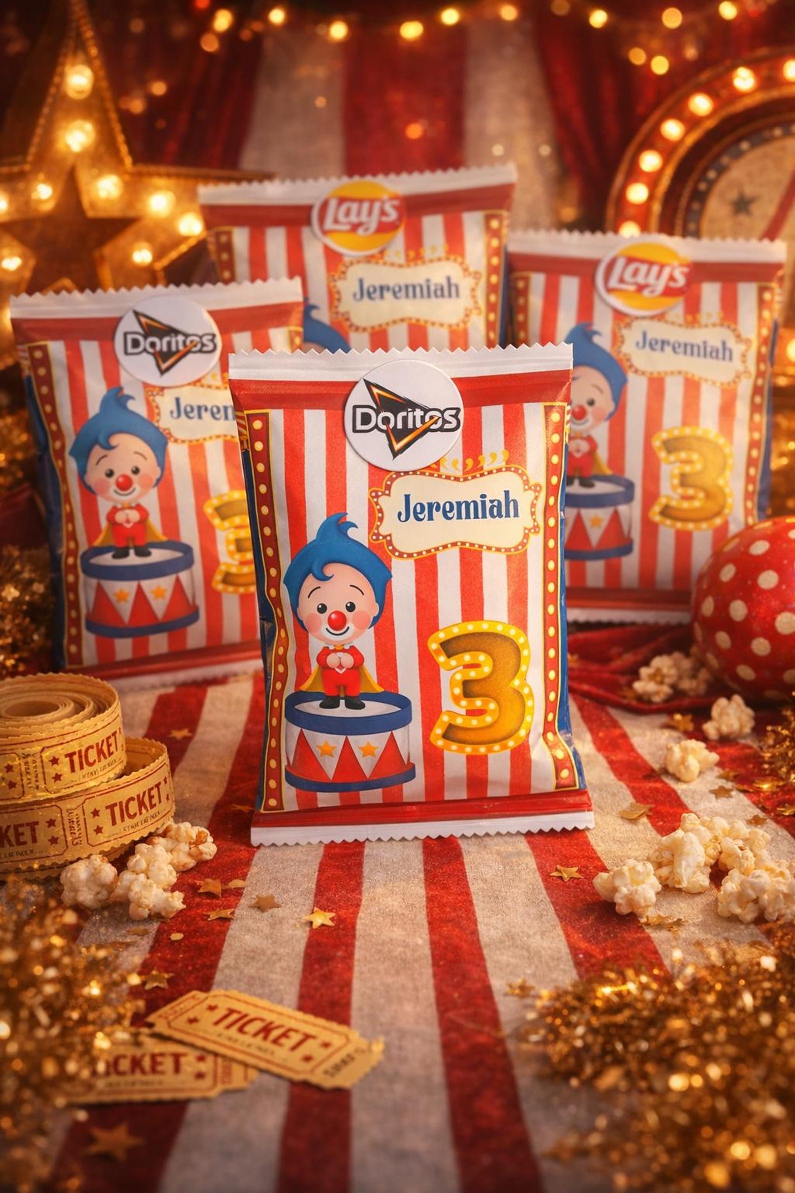 Potato Wrapper With Plim Plim Clown Them 12 Set - Etsy