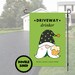 Driveway Drinker Gnome Garden Flag, Friendly Front Porch Welcome Banner ...