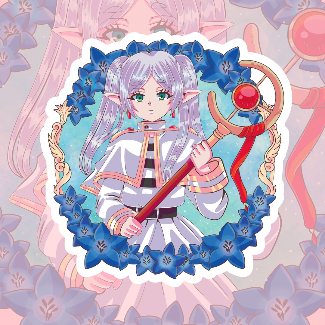 Kawaii , Elf Magic Witch, Fairycore HOLOGRAPHIC VINYL STICKERS ...