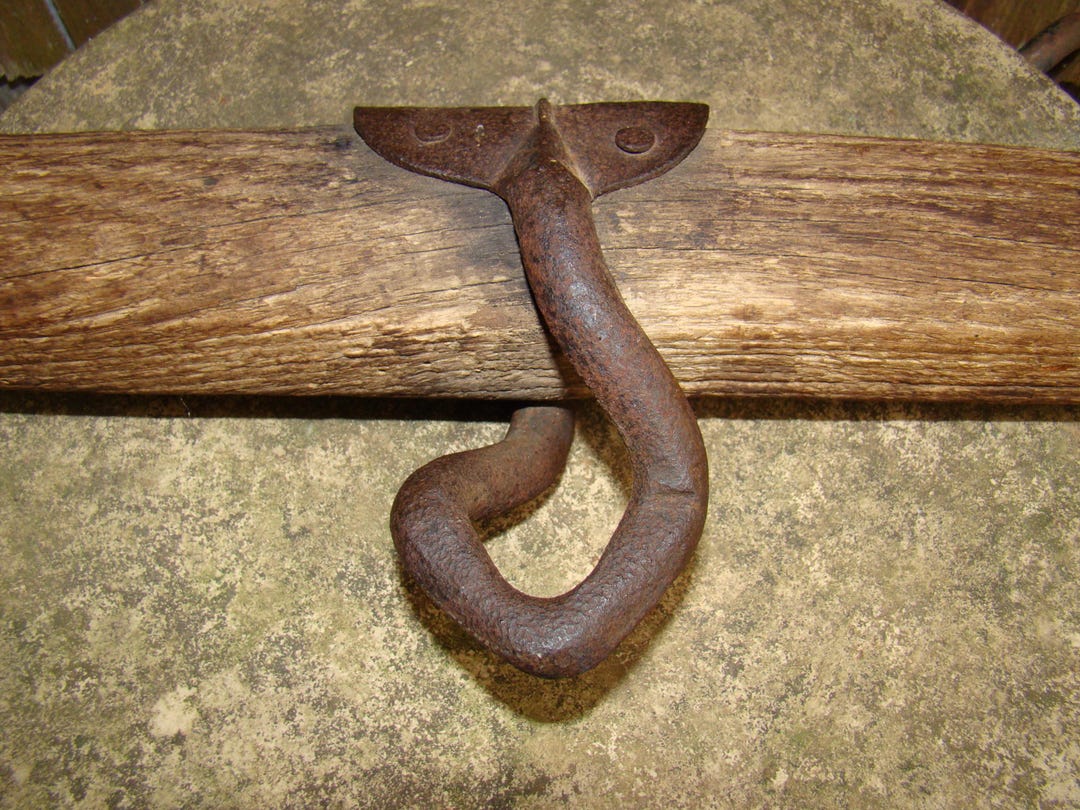 Primitive Rustic Antique Farm Animal Horse Mule Ox Wood Metal Single ...