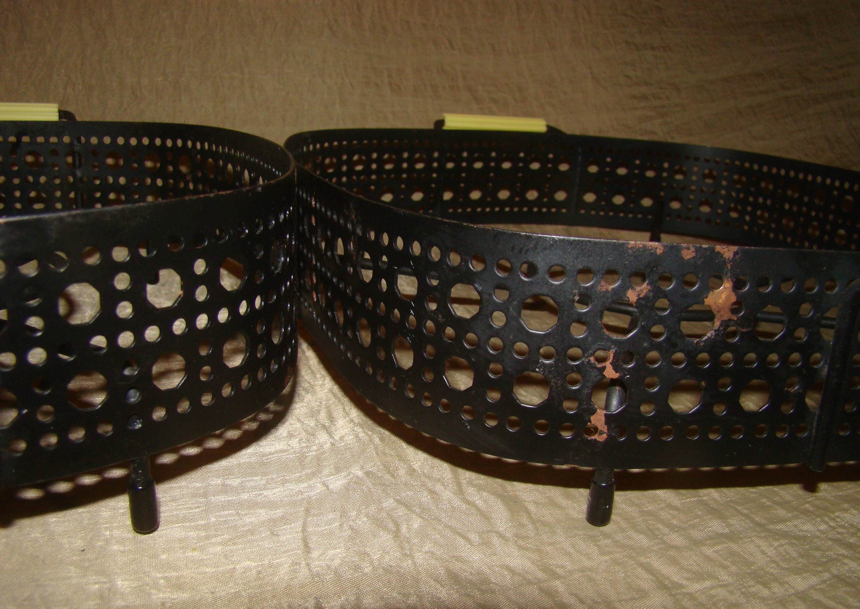 2 Mid Century Vintage Baking Pyrex Type Casserole Dish Black Metal ...