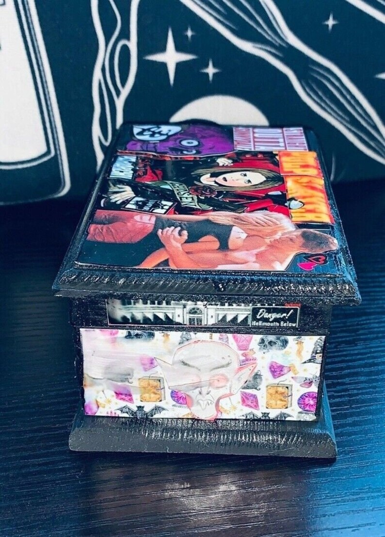 Buffy the Vampire Slayer Collage Box Pop Art Custom OOAK Bite - Etsy