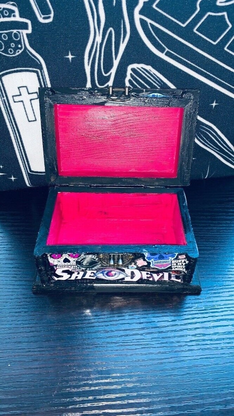 Buffy the Vampire Slayer Collage Box Pop Art Custom OOAK Bite Me ...