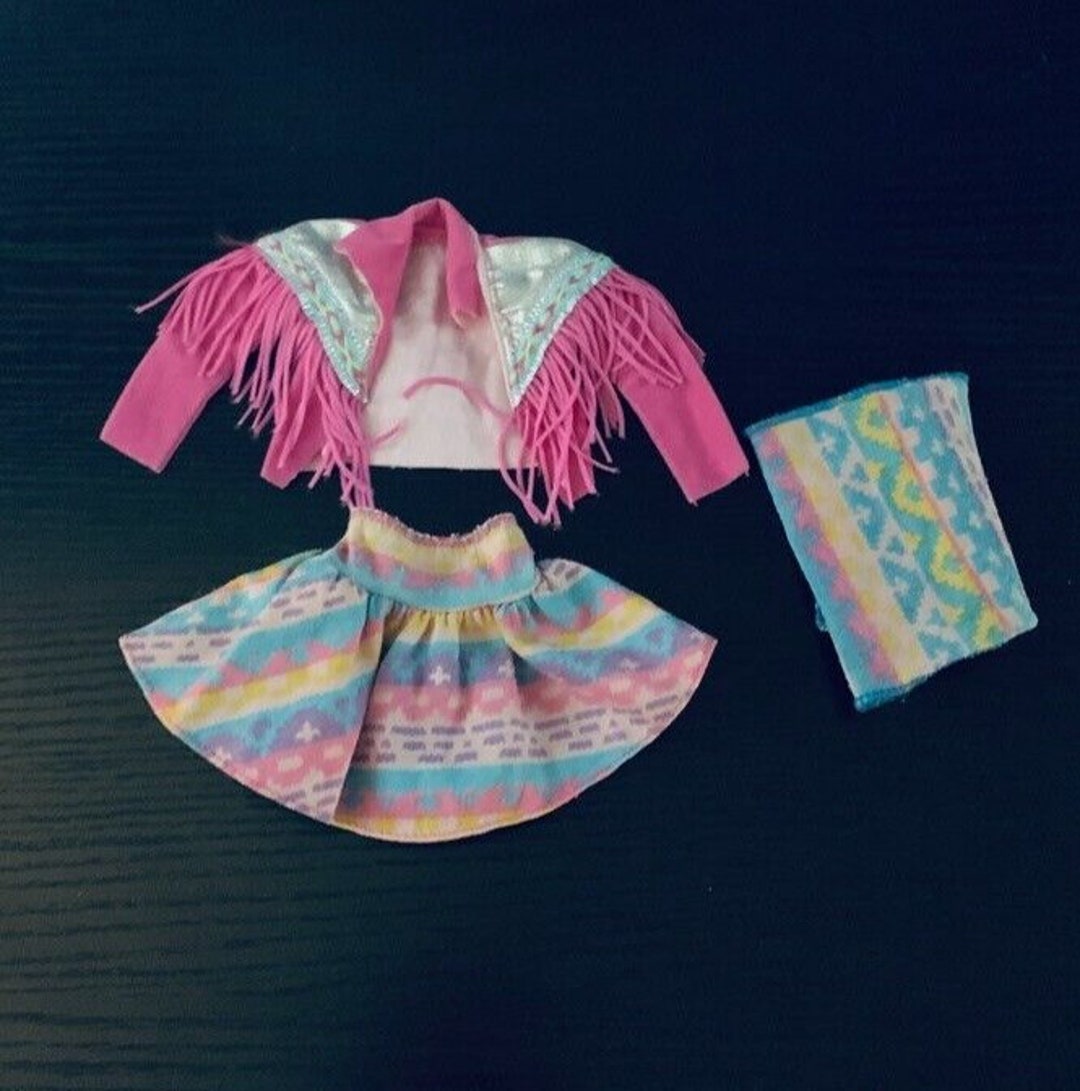 Barbie Western Fun 1989 Jacket Skirt Horse Blanket IN4 - Etsy