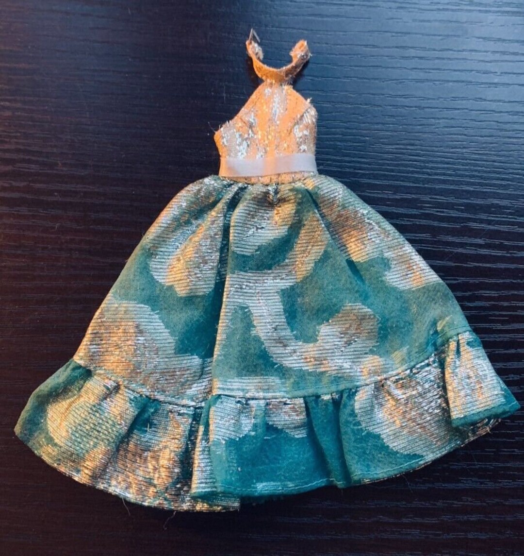 VTG Dawn Doll Starlight Ball Dress Blue Green 812 - Etsy