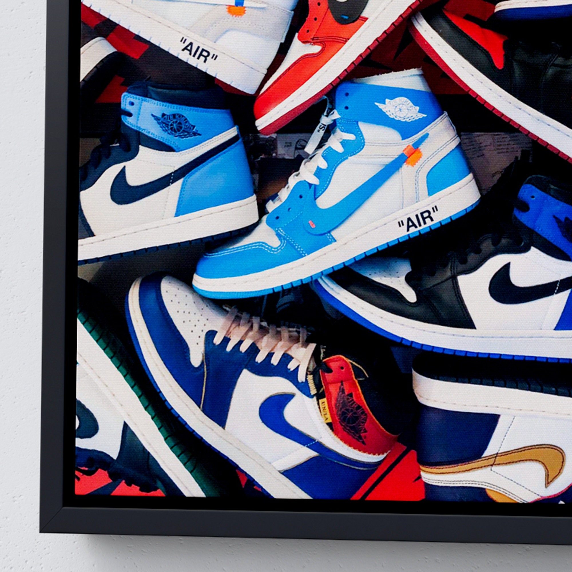 Air Jordan 1 Sneaker Canvas Decor, Air Jordan Shoes Poster, Ready to ...