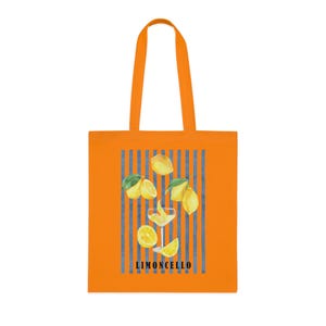 Limoncello Tote Bag - Italian Lemon Canvas Tote - Summer Market Bag ...