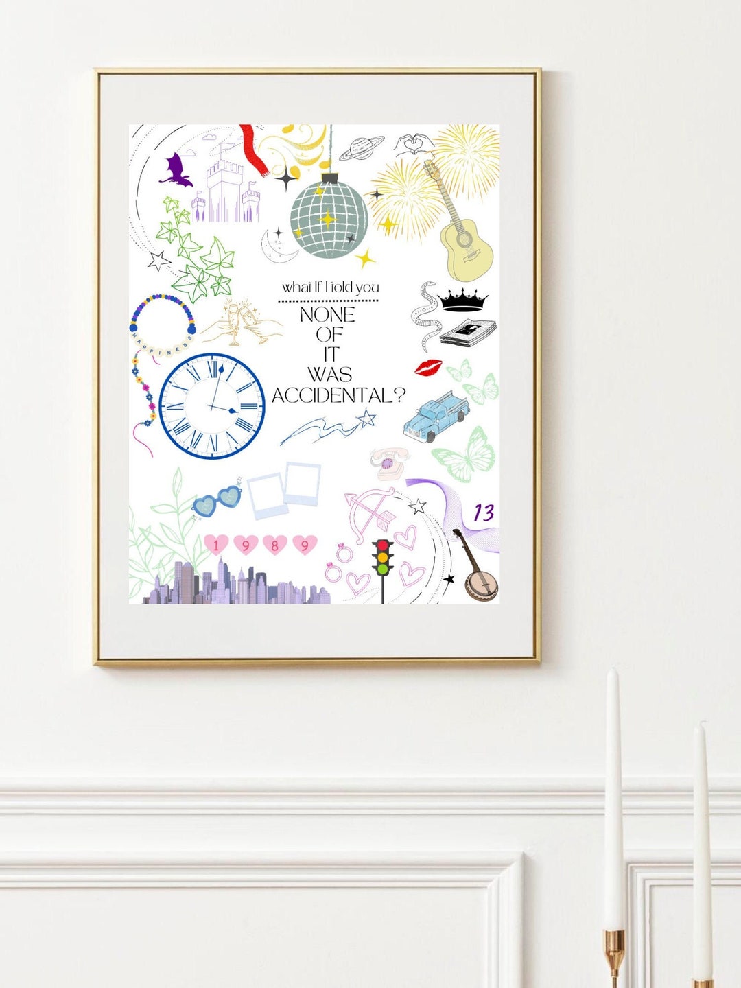 Digital Download TS Universe Eras Poster WHITE - Etsy