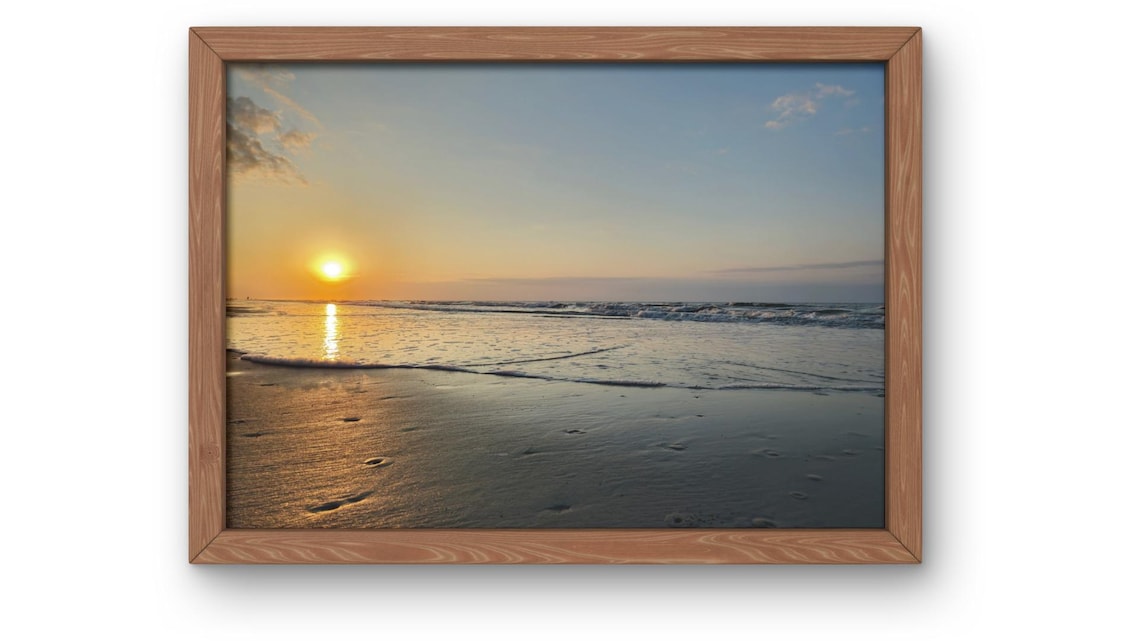 Sunrise Over HHI Beach Digital Print - Desktop Wallpaper, Digital Wall ...