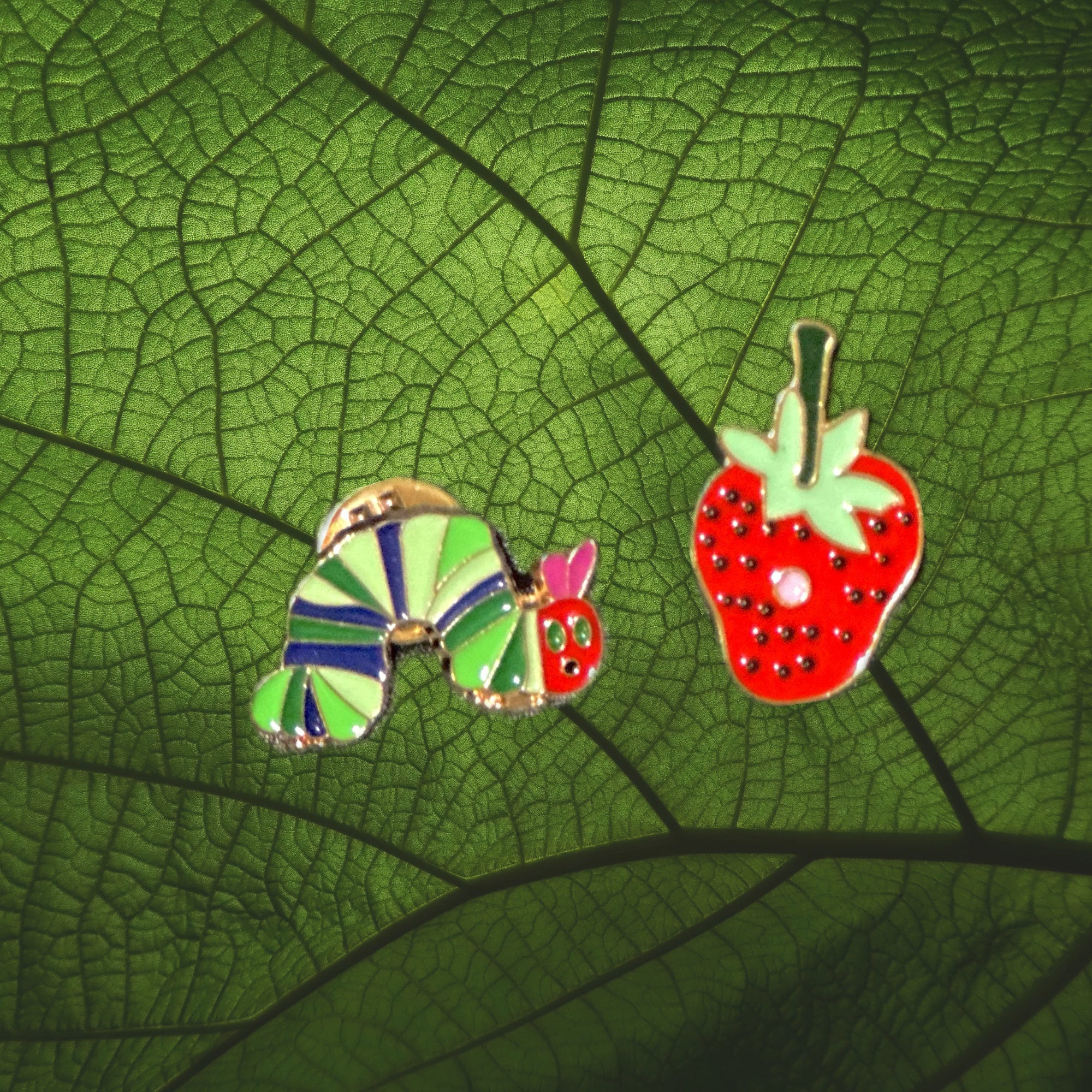 The Very Hungry Caterpillar Enamel Pin Nostalgia Brooch - Etsy