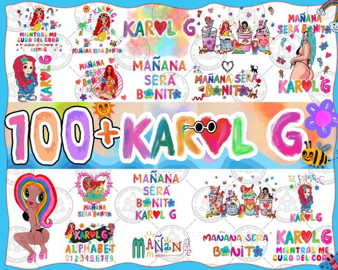 Manana sera bonito png Karol G PNG SVG Bundle Karo G - Etsy France