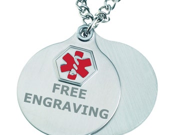 Small Medical Alert ID Stainless Steel Expansion Watch - Etsy