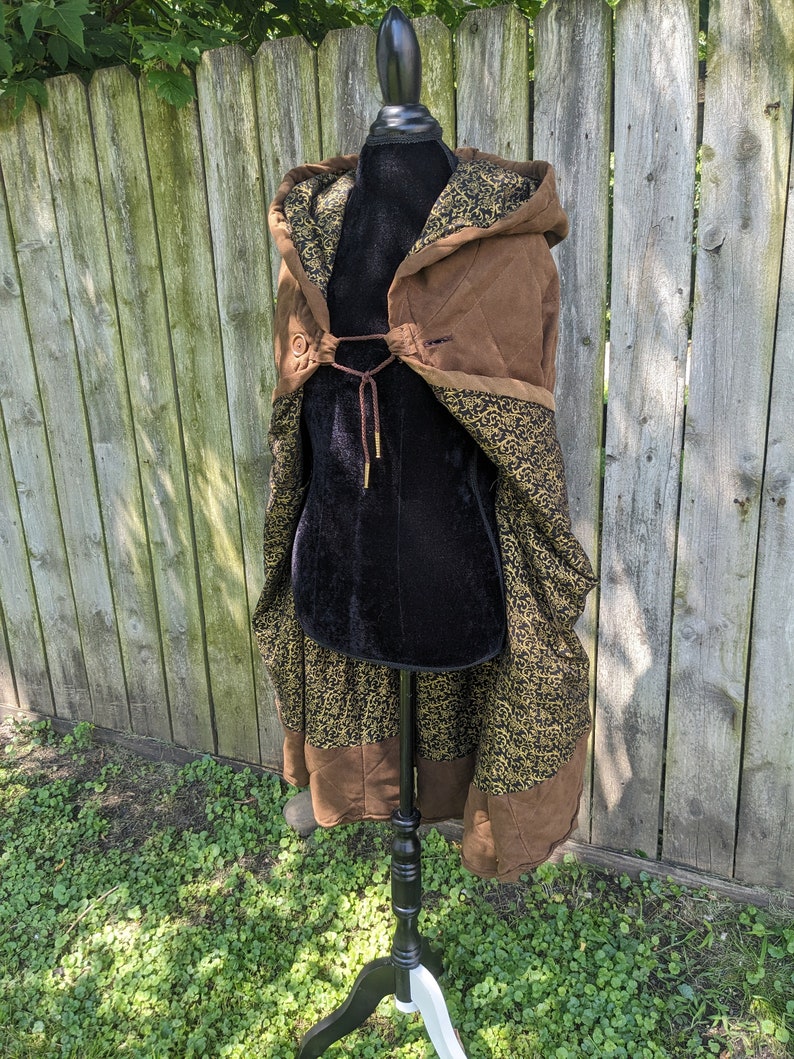 Brown Quilted Cloak - Etsy
