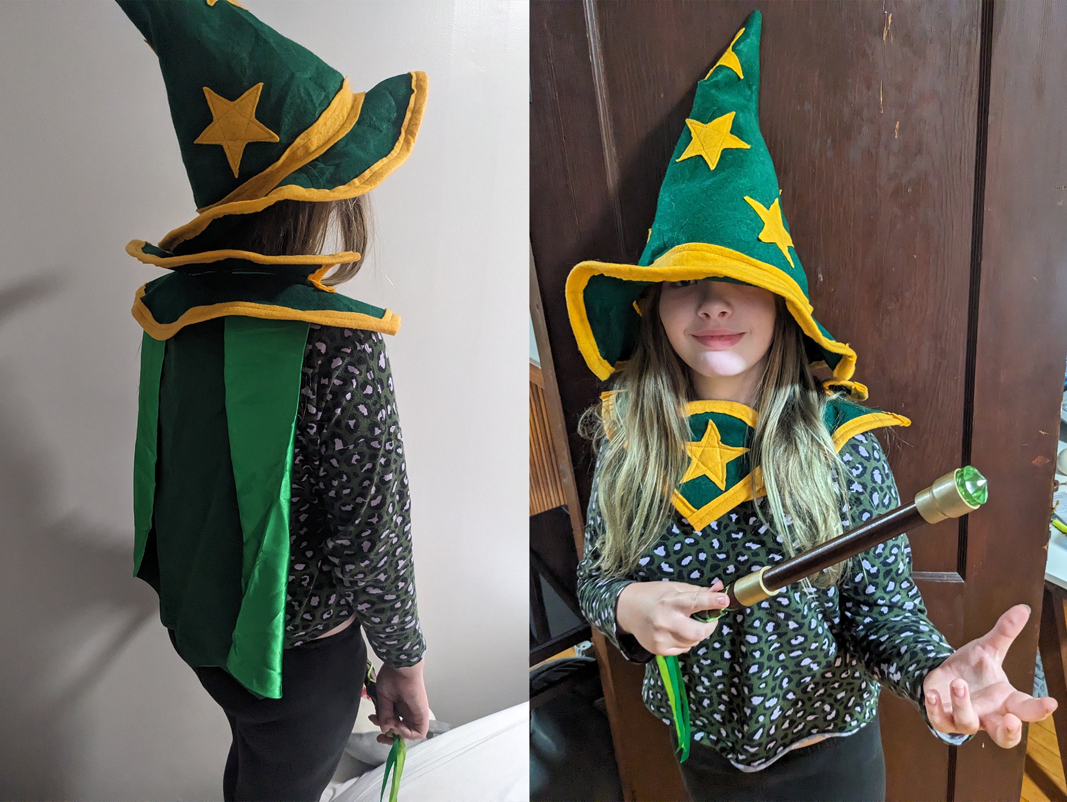 Fantasy Magical Short Cape With Collar, Fits Kids to Adults - Etsy