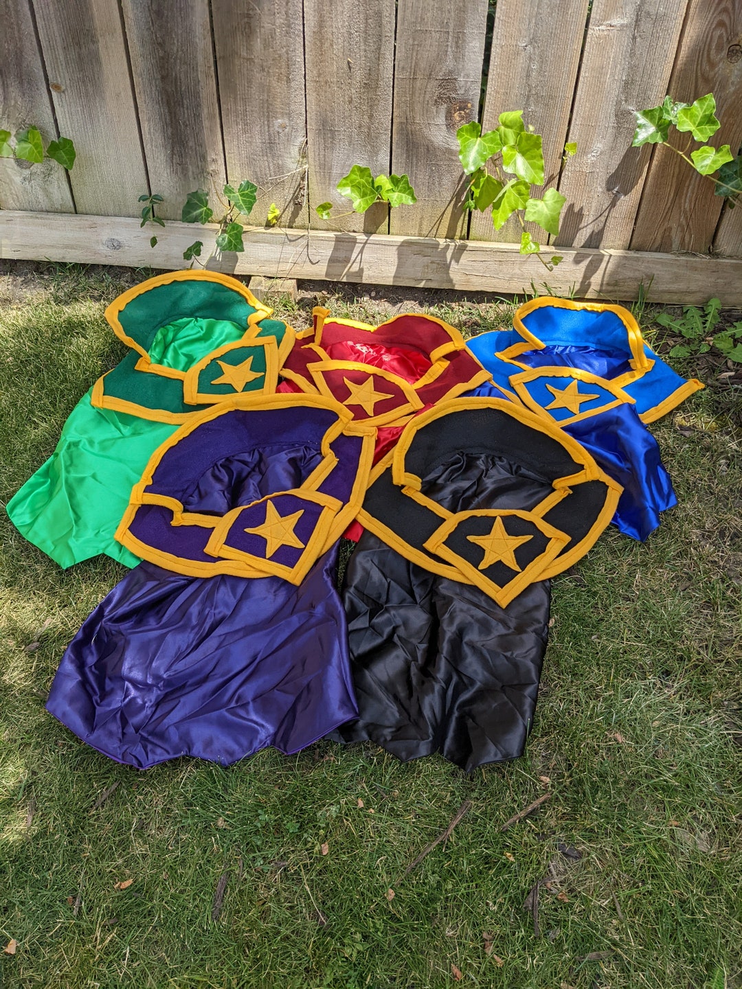 Fantasy Magical Short Cape With Collar, Fits Kids to Adults - Etsy