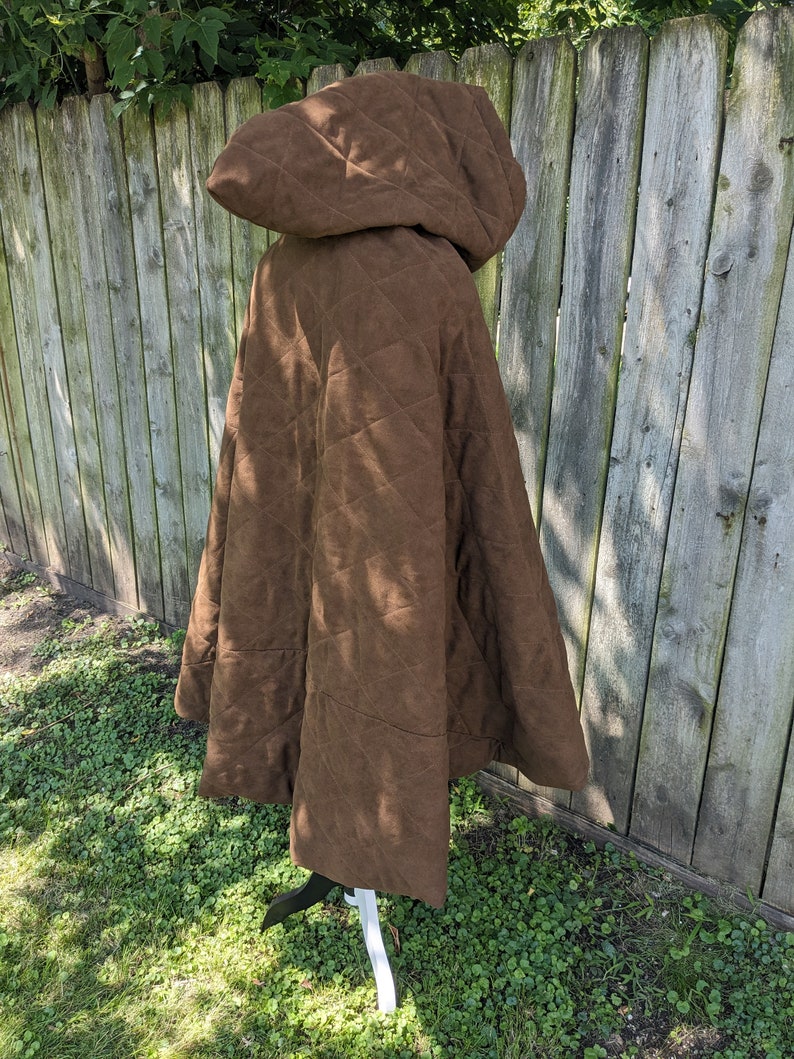 Brown Quilted Cloak - Etsy