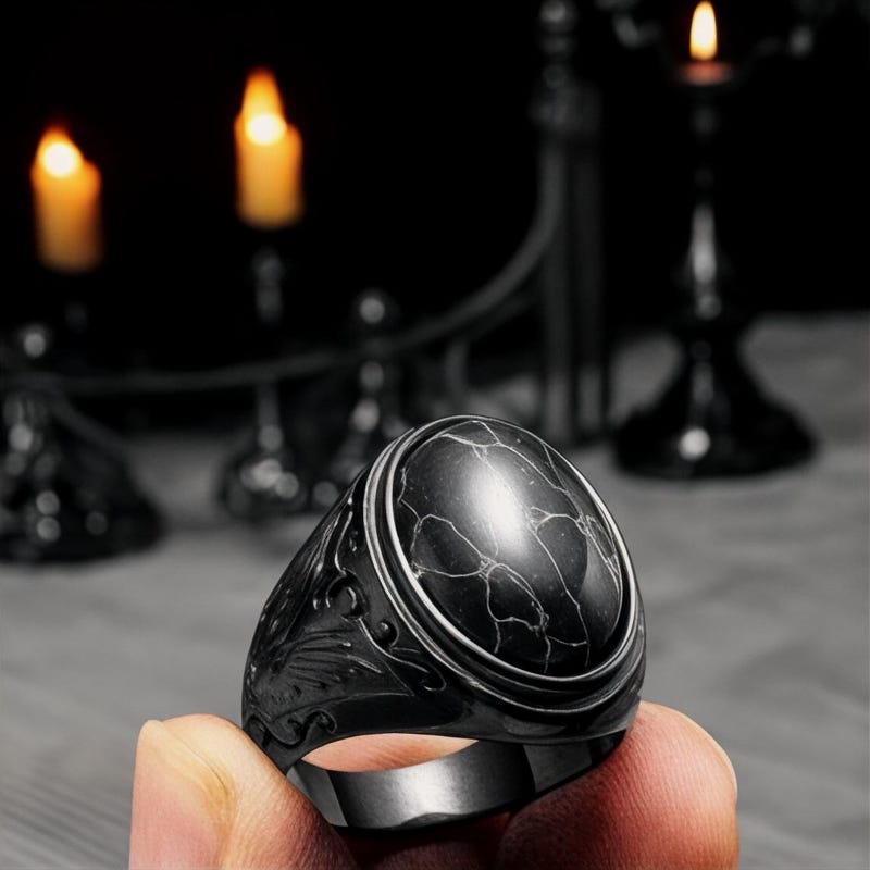 Gothic Ring - Etsy