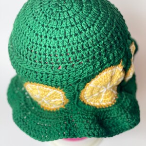 Crochet Bucket Hat| Lemon Hat| Sun Hat| 100% Cotton Summer Hat| Boho ...