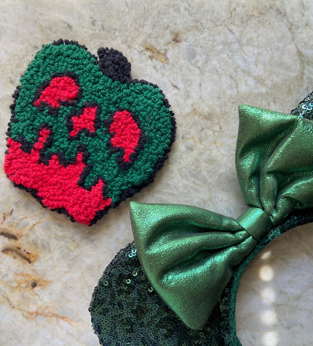 Poison Apple Punch Needle Rug Coaster Mug Rug - Etsy