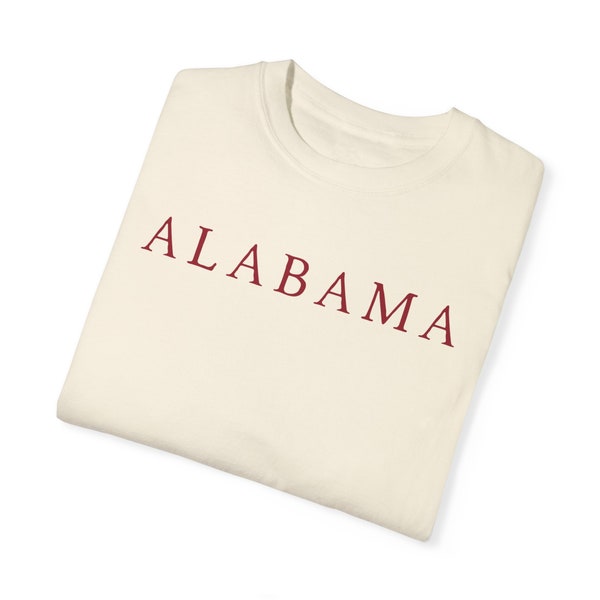 University of Alabama Comfort Colors Tshirt - Etsy