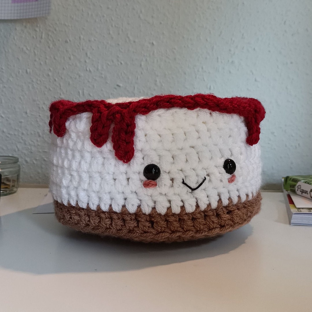 Crochet Cute Cheesecake Plushie Pattern (PDF) - Etsy