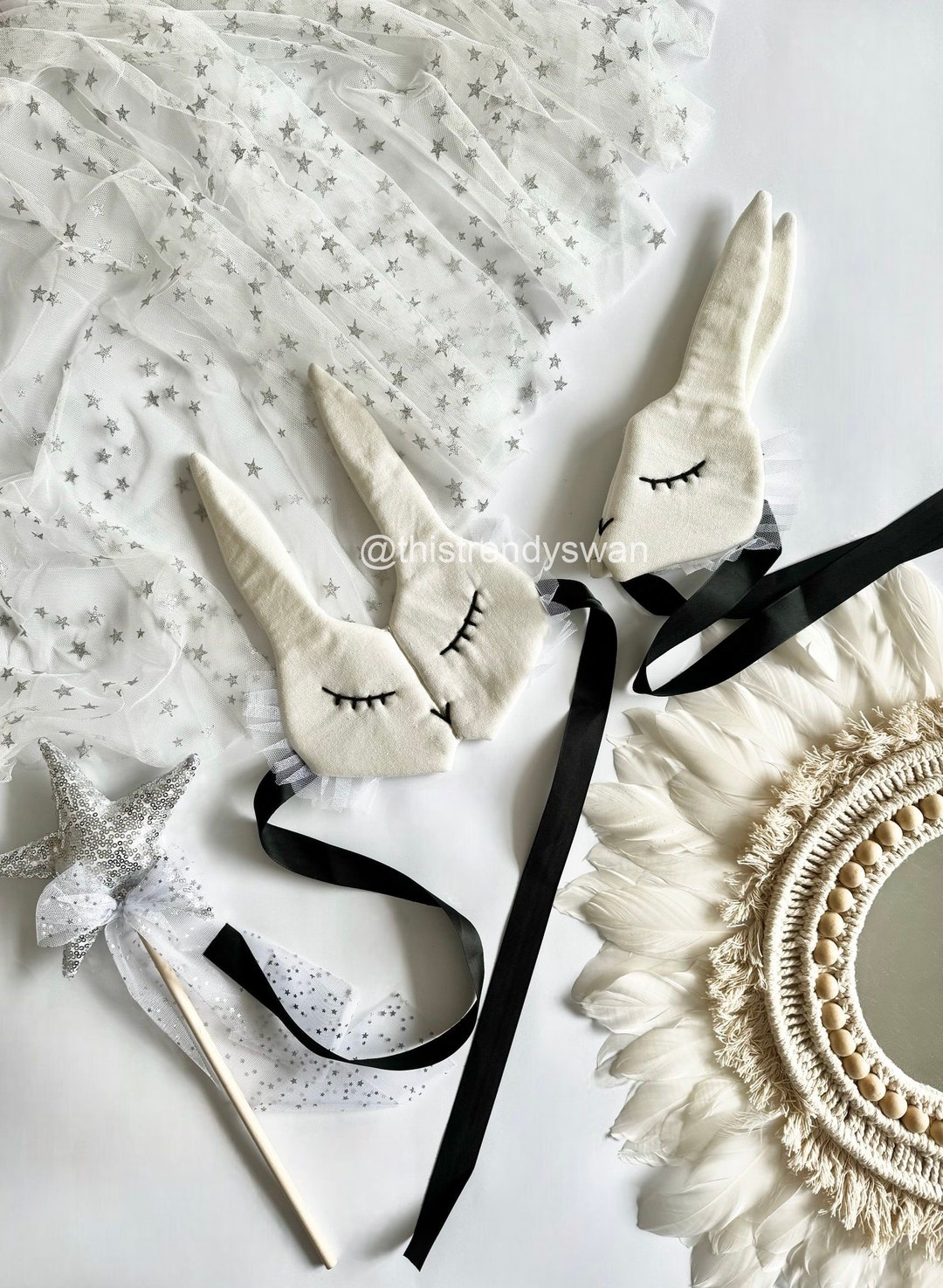 Rabbit Mask,easter,dressing up Costume,rabbit Headdress,bunny Face Mask ...