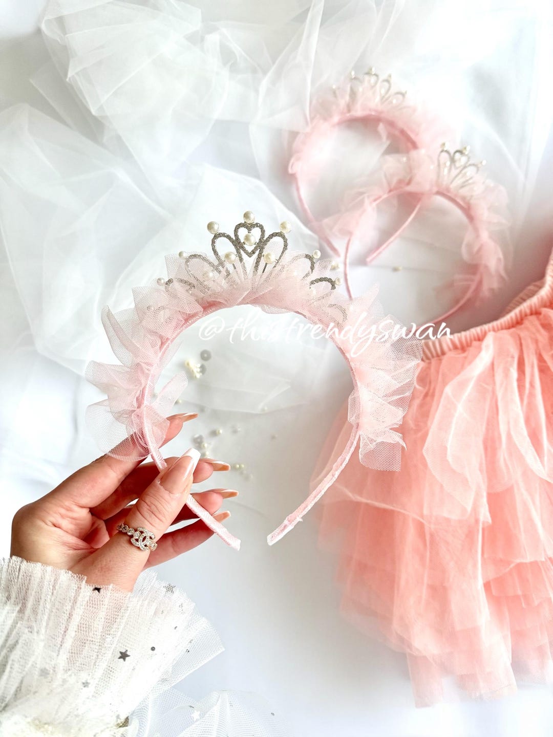 Princess, Princesses Headband, Tulle Headband, Girls Headband, Girls ...