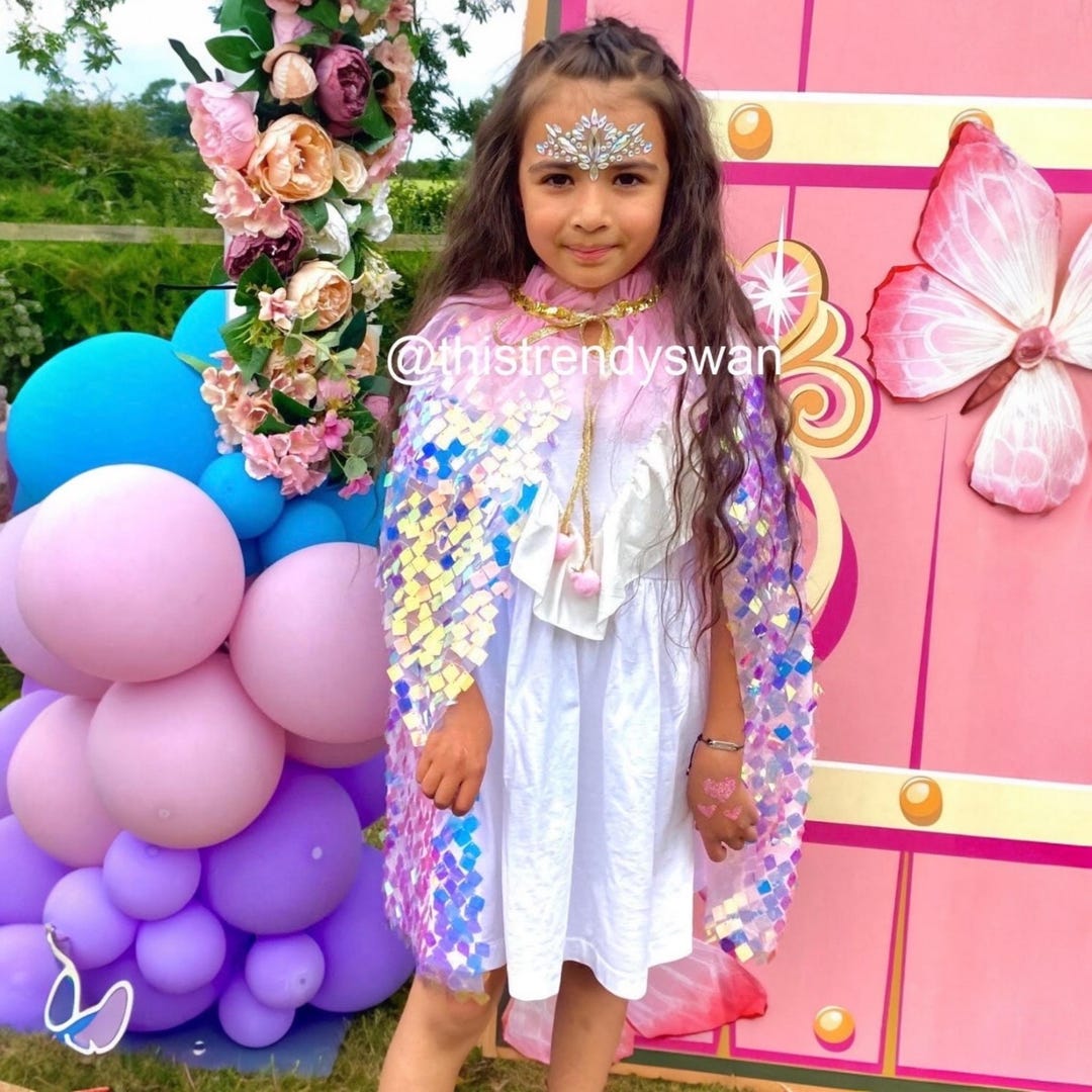 Children Cape, Sequin Cape, Princess Cape, Birthday Cape - Etsy