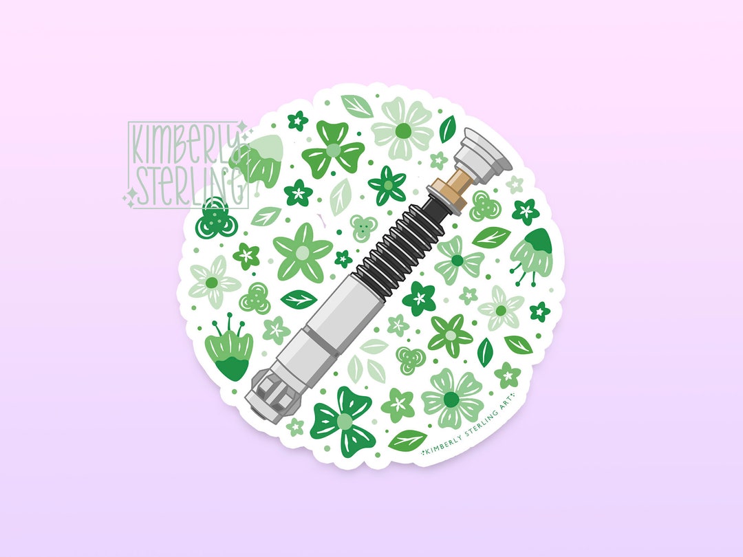 ROTJ Lightsaber Vinyl Sticker | Star Wars Inspired Sticker - Etsy
