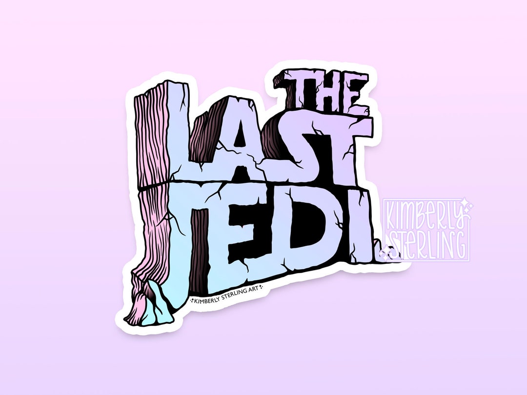 The Last Jedi Logo Vinyl Sticker | Star Wars Inspired Sticker - Etsy