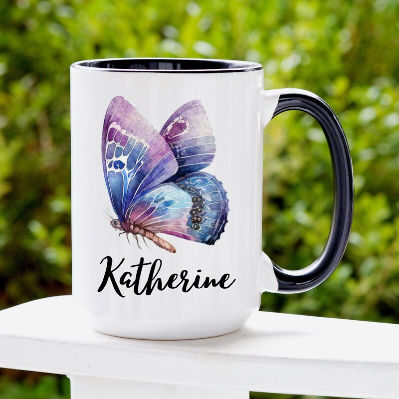 Butterfly Coffee Mug - Etsy