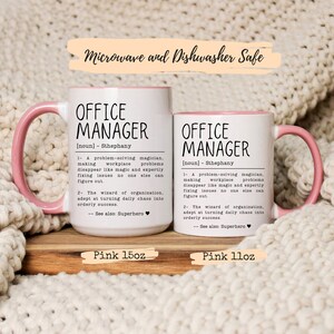 Office Manager Gifts, Office Manager Mug, Custom Office Manager Gifts ...