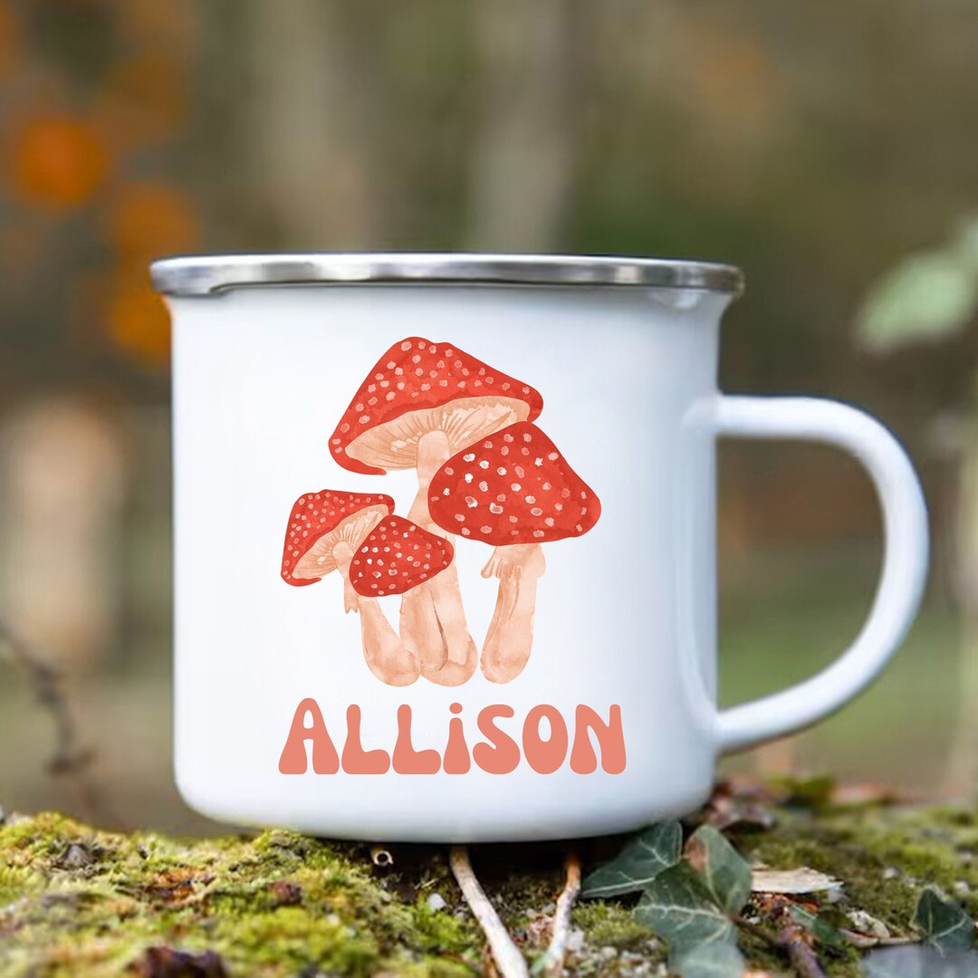Mushroom Mug, Mushroom Gifts, Mushroom Coffee Cup With Name ...