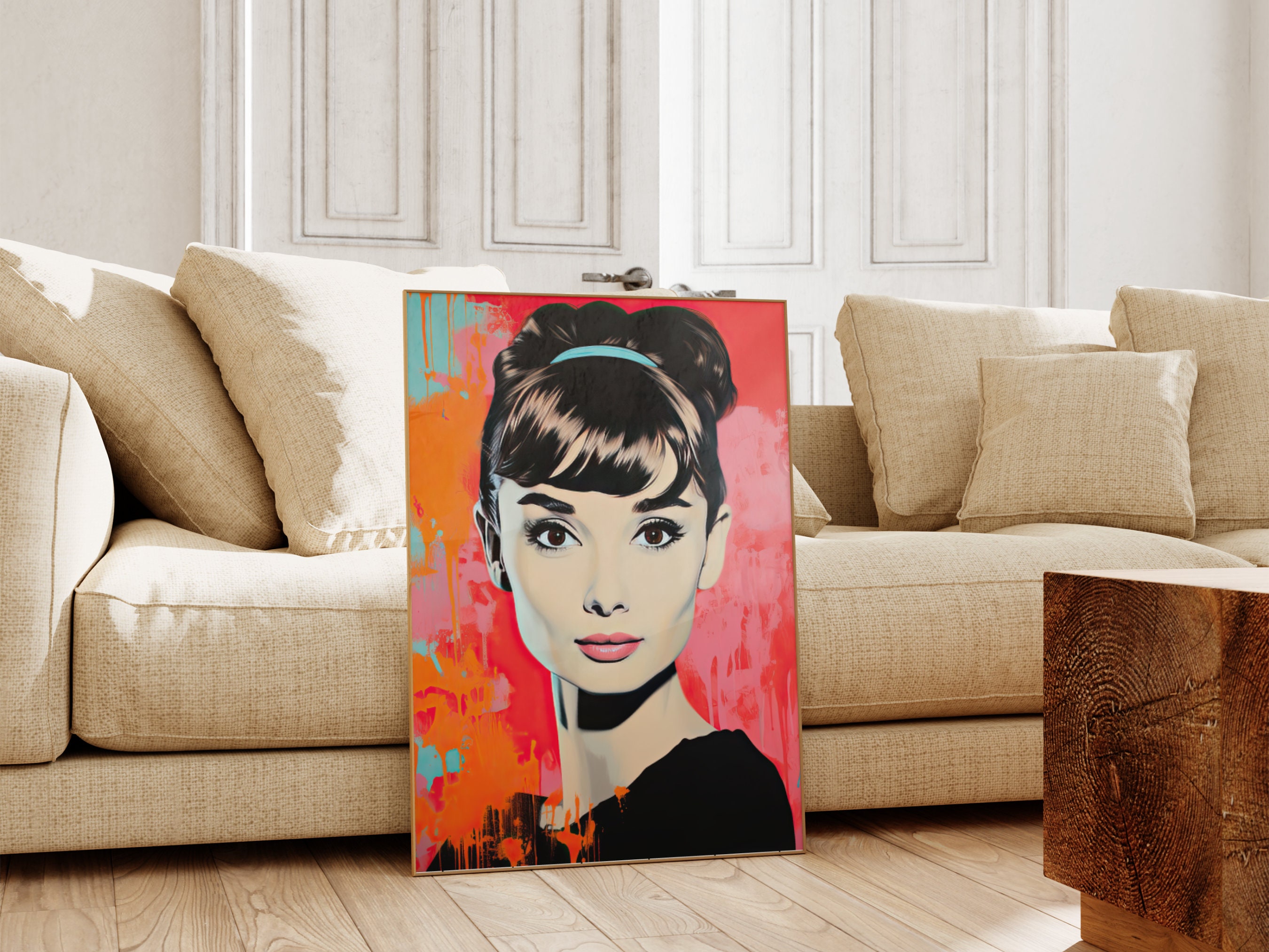 Audrey Hepburn Posters Audrey Hepburn Art Print With Or Etsy