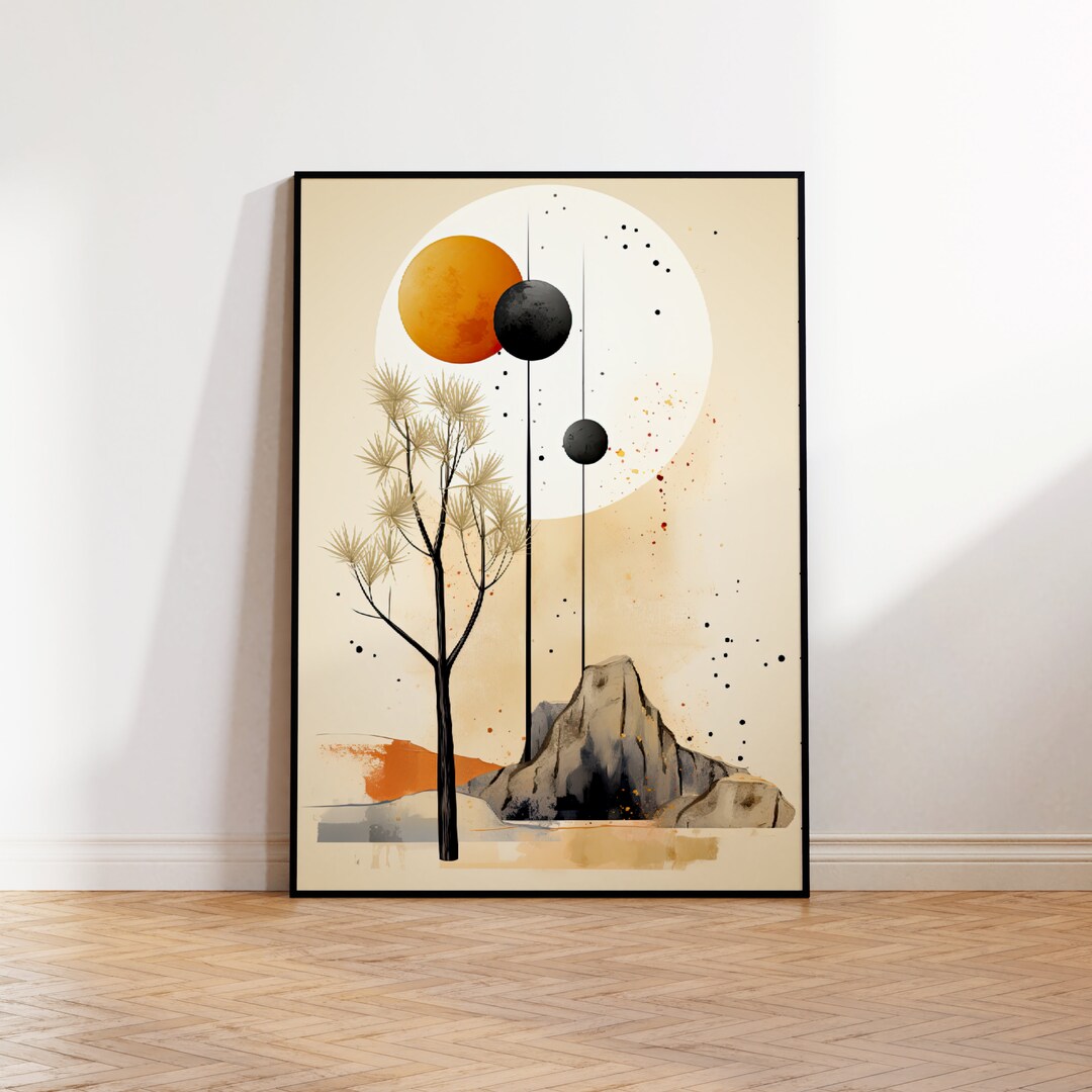 Bohemian Posters Boho Art Print Framed or Unframed 50X70 70X100 Mural ...