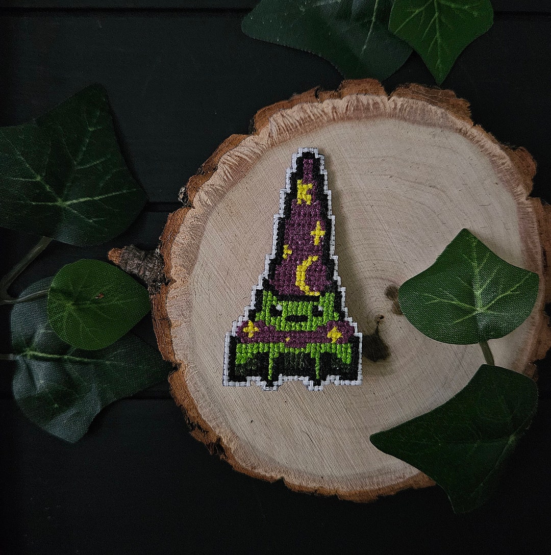 Frog Pin Frog Froggy Pin Magician Cute Frog Pin Wizard - Etsy