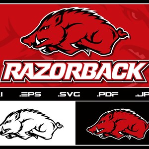 RAZORBACK MASCOT LOGO Digital File - Etsy