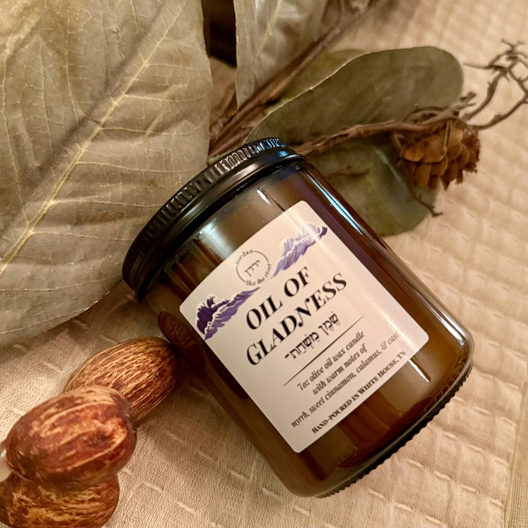 Oil of Gladness Anointing Oil Candle - Etsy