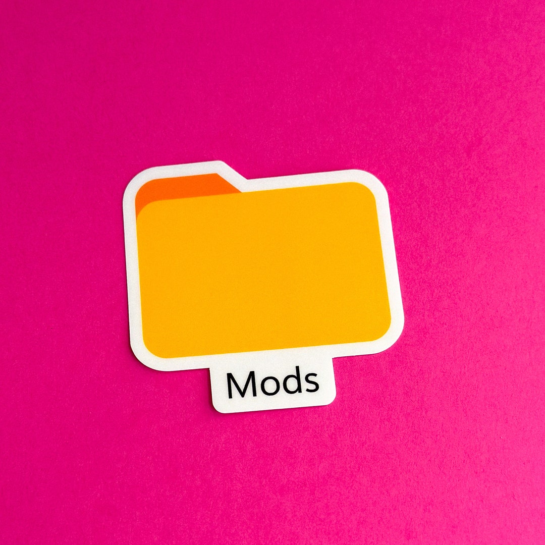 Mods Folder Sticker · the Sims Cc Folder Sticker · the Sims 4 Video ...