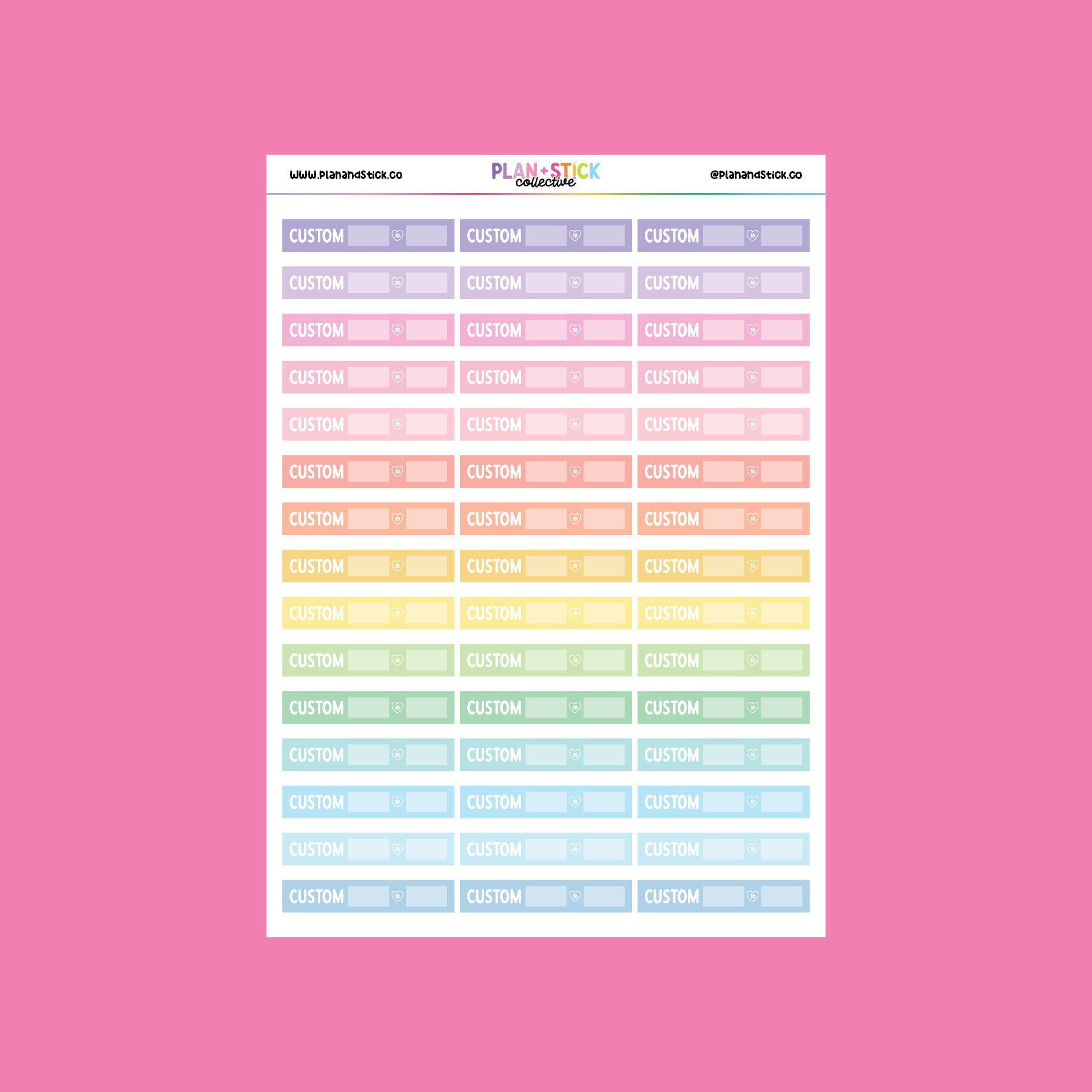 Custom Schedule Box Planner Stickers Erin Condren Planner Stickers ...