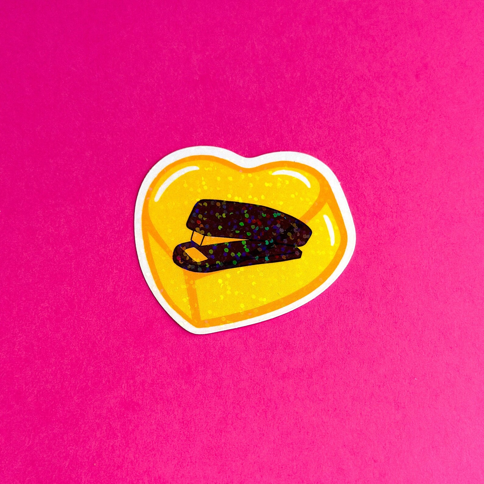 Stapler in Jello Prank Sticker Heart Jello Sticker Dwight Shrute ...