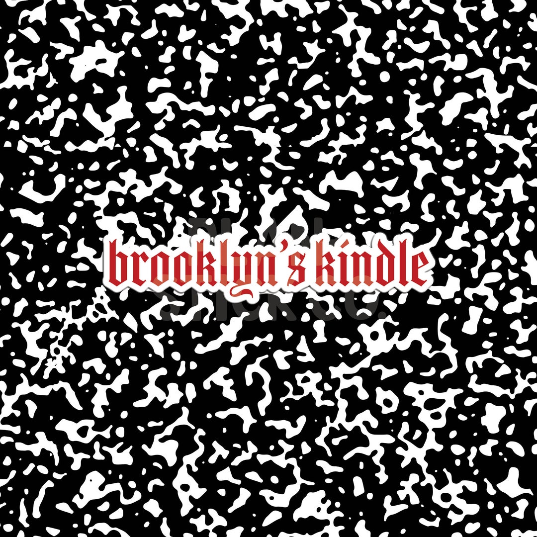 Custom Gothic Name Sticker Custom Name Sticker Personalized Name ...