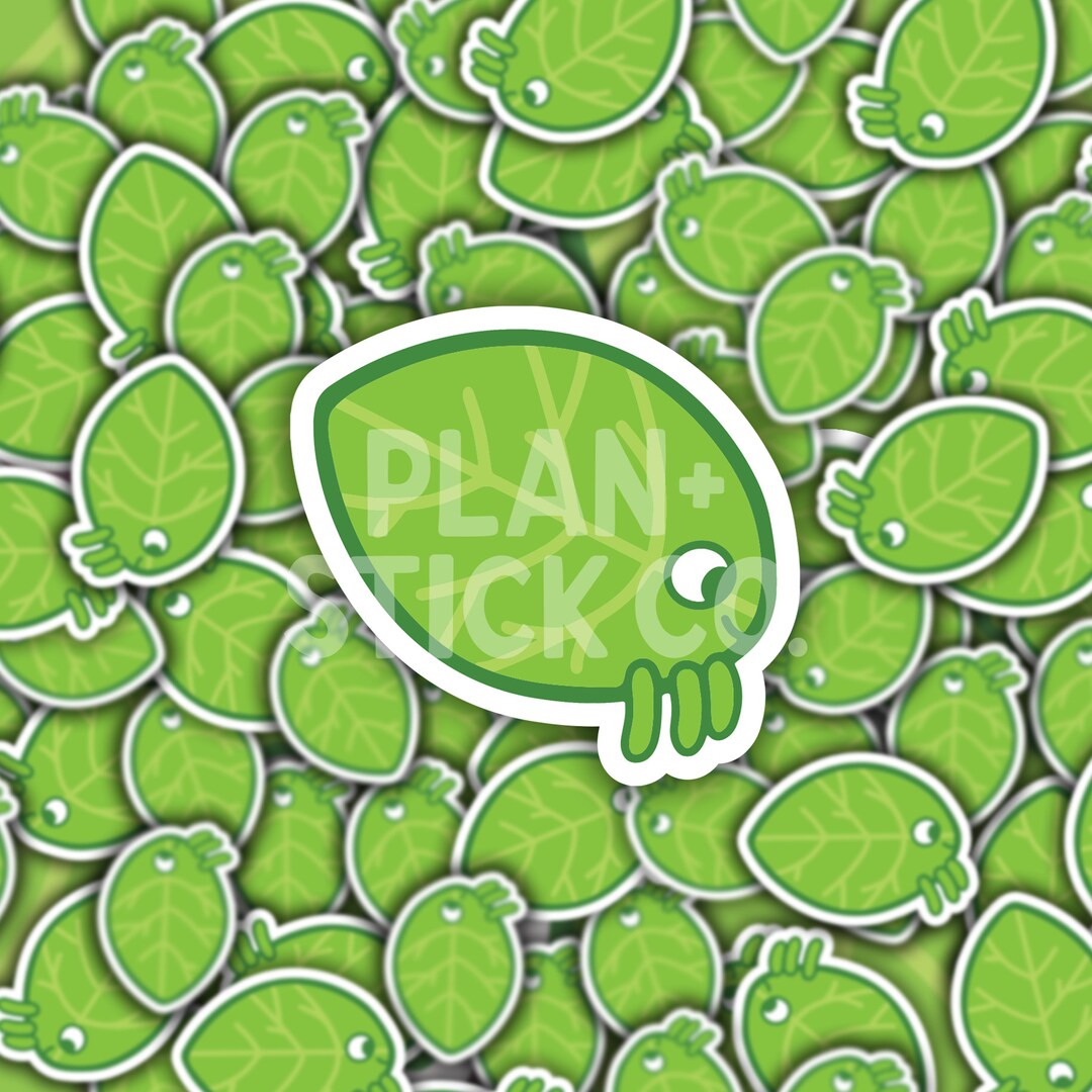 Walking Leaf Bug Sticker · Cartoon Dog Walking Bug Inspired Sticker ...